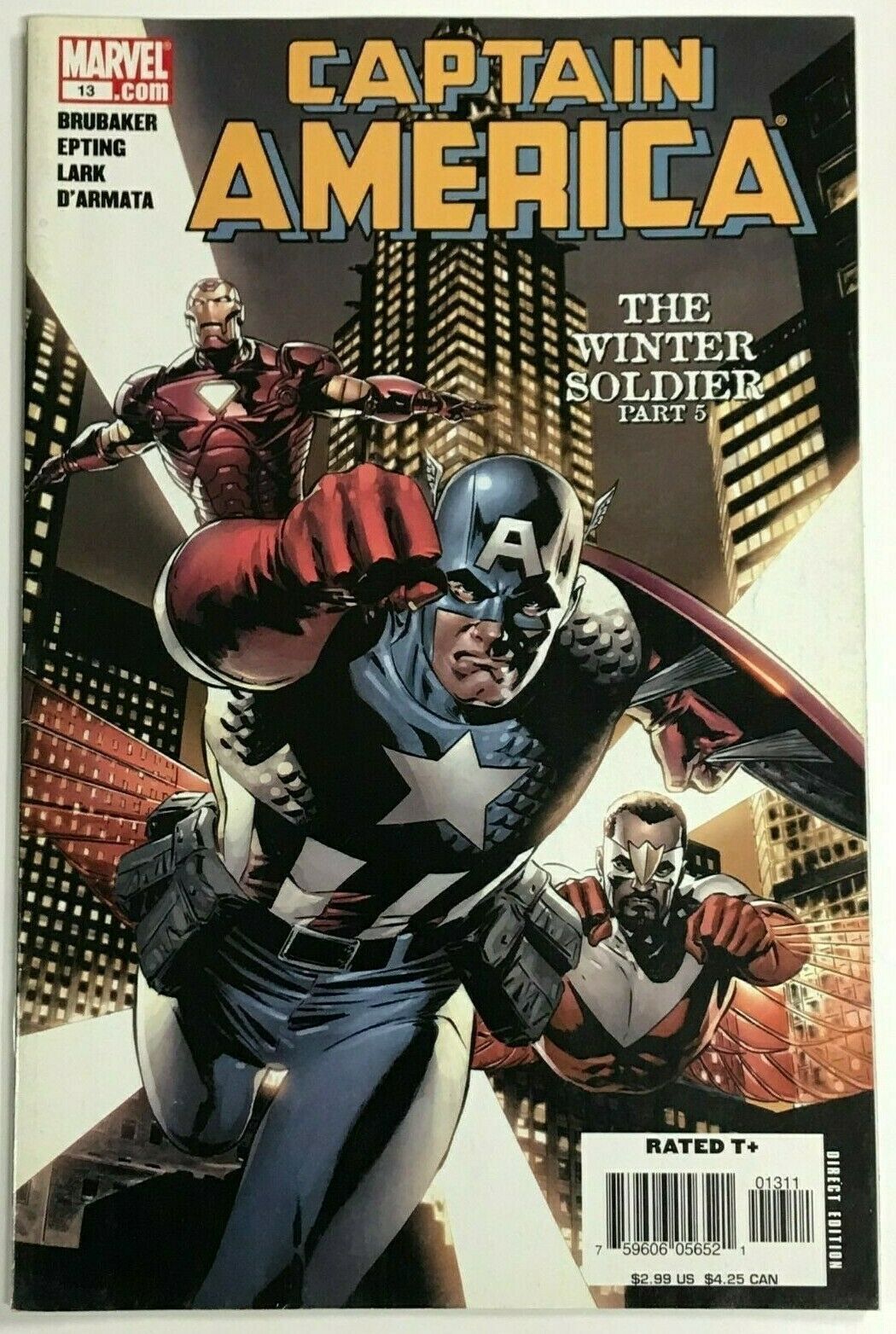 Captain America#13 VF/NM 2005 'The Winter Soldier' Marvel Comics ...