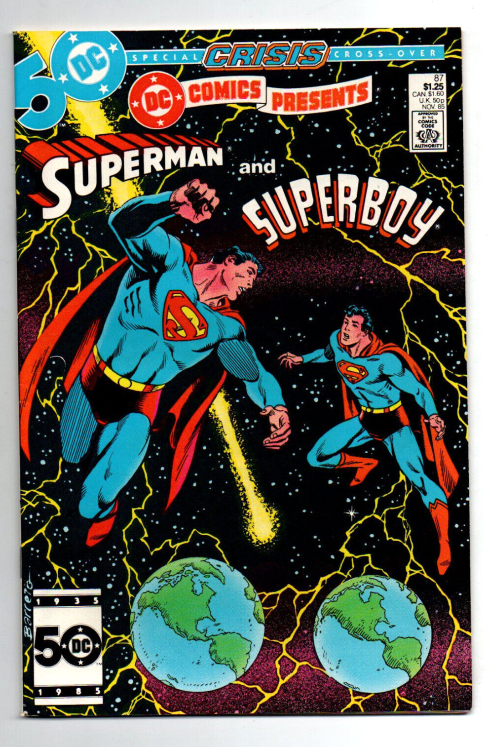 DC Comics Presents #87 - 1st app & Origin Superboy Prime - Crisis- 1985 ...