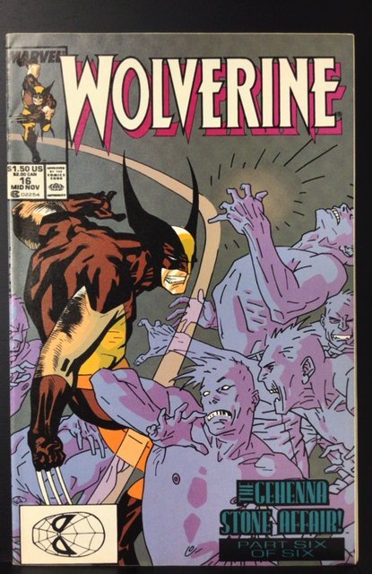 Wolverine #16 (1989) | Comic Books - Copper Age, Marvel / HipComic