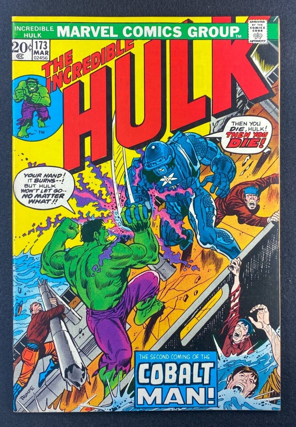 Incredible Hulk (1968) #173 VF (8.0) Herb Trimpe Cobalt Man | Comic ...