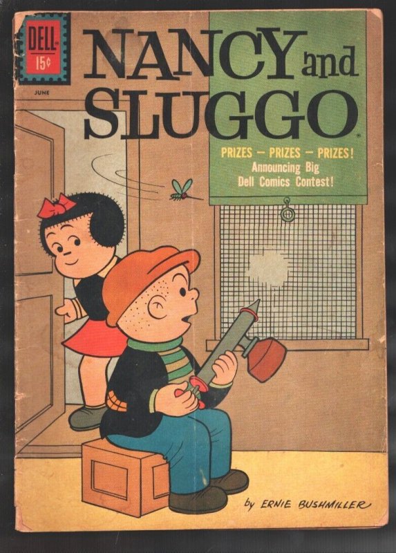 Nancy and Sluggo #182 1961-Dell-Peanuts story -Charles Schultz famous ...
