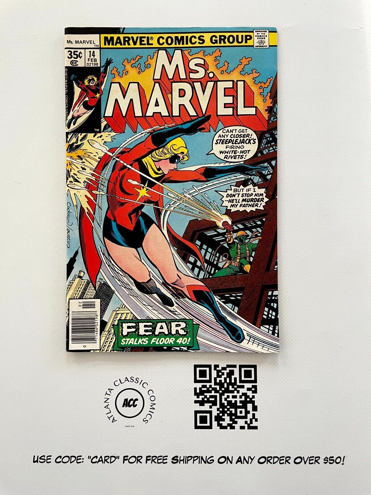 Ms. Marvel # 14 VF/NM Comic Book Avengers Carol Danvers X-Men Hulk Thor ...