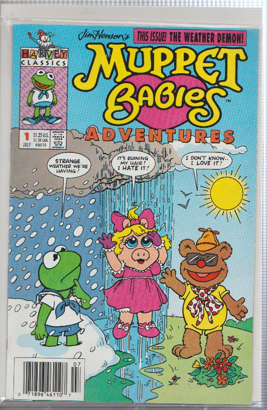 JIM Henson'S Muppet Babies Adventures #1 - 1992 - Harvey Classics ...