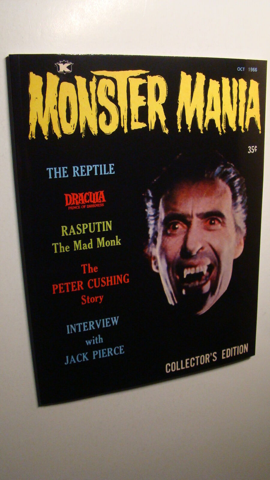 Monster Mania 1 *New NM/MT 9.8 New* Facsimile Dracula Rasputin Cushing ...