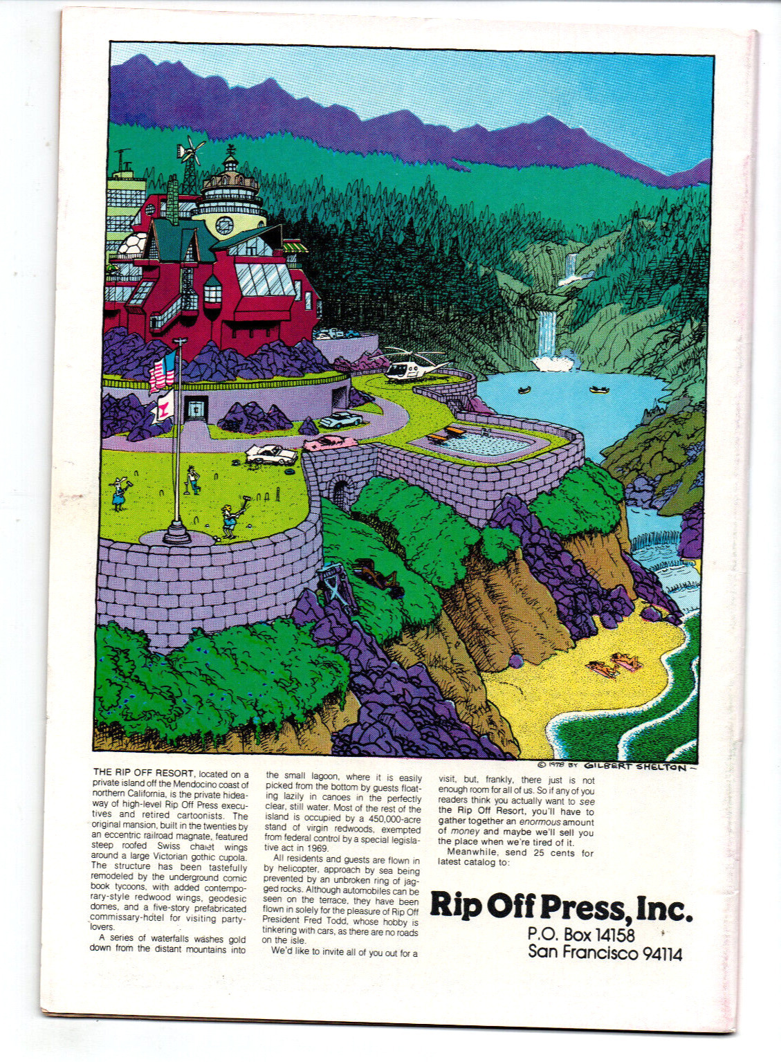 Rip Off Comix #4 - 2nd Print - Freak Brothers - Underground - VF | Comic Books - Bronze Age, Rip ...