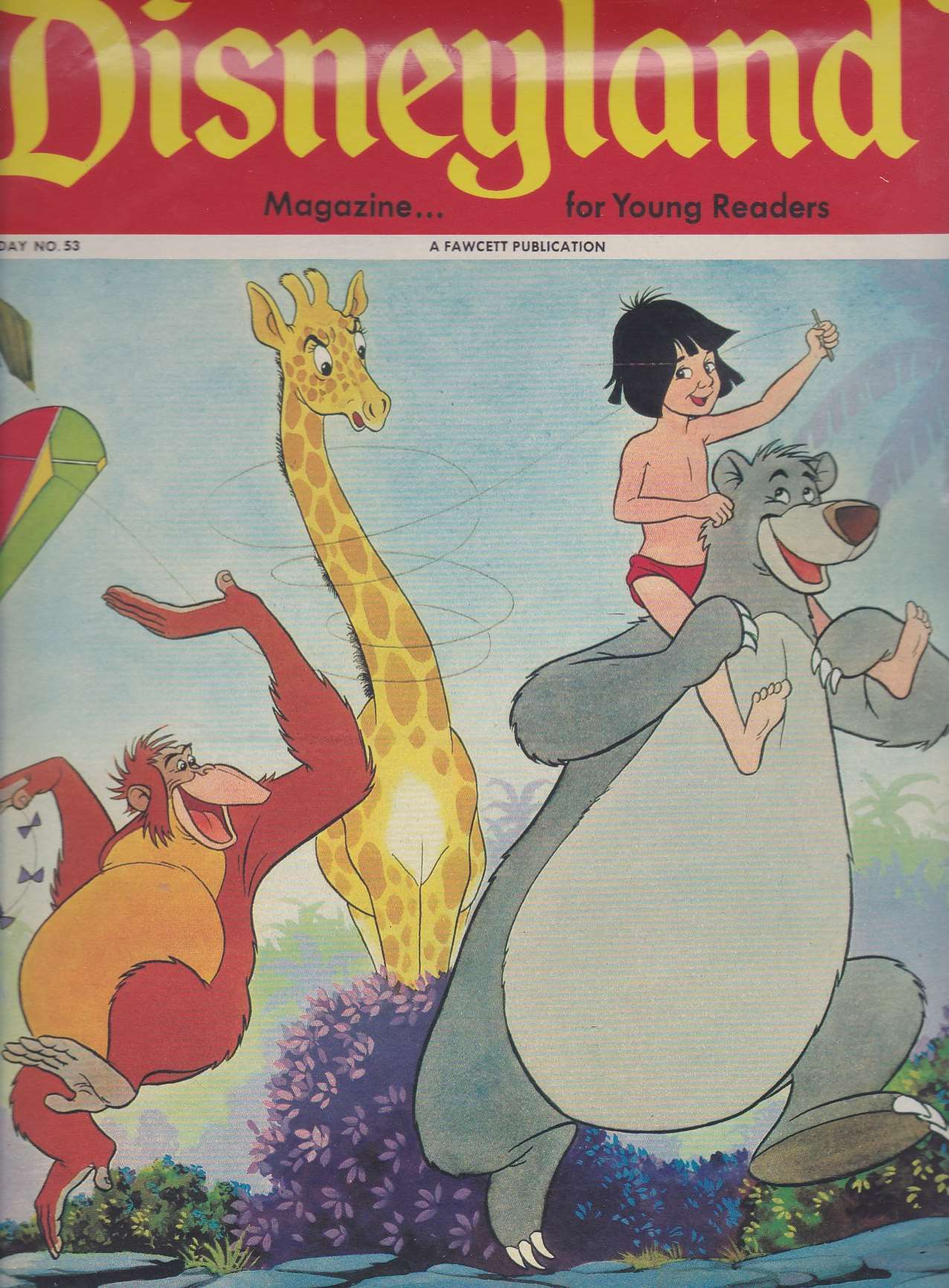 Disneyland Magazine (Fawcett) #53 FN ; Fawcett | Jungle Book | Comic ...