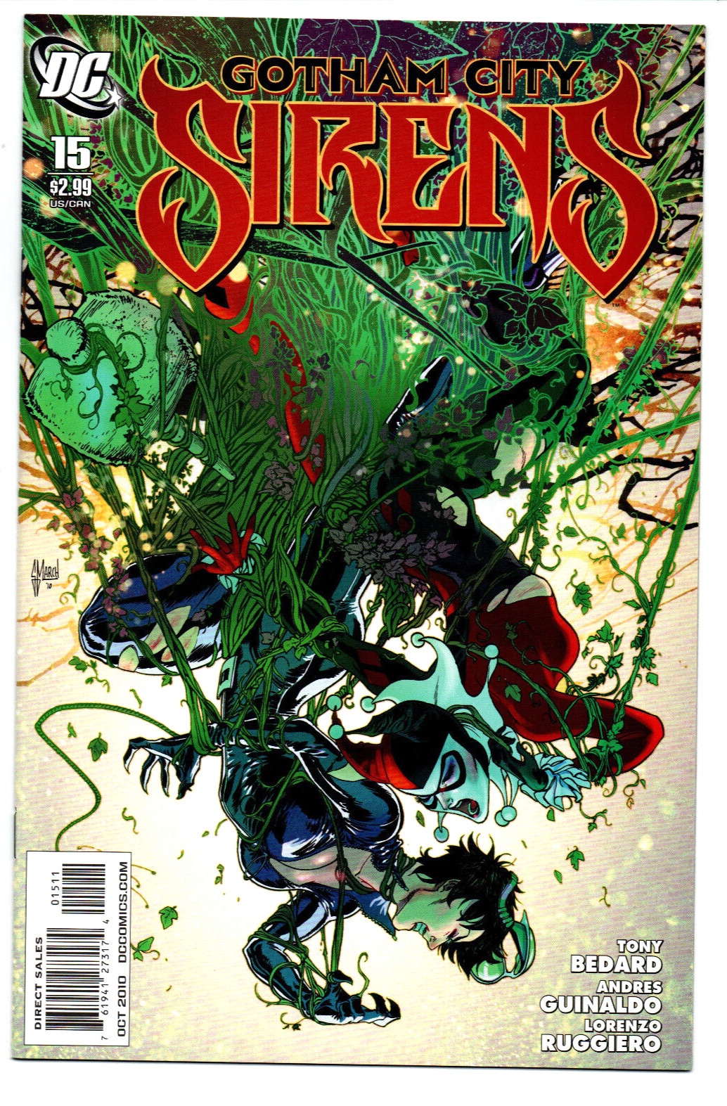 Gotham City Sirens #15 - Catwoman - Harley Quinn - Poison Ivy - 2010 ...