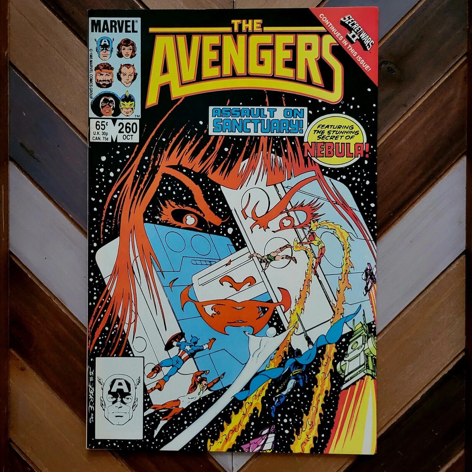 AVENGERS #260 VF (Marvel 1985) 1st cover app NEBULA, John Byrne art ...
