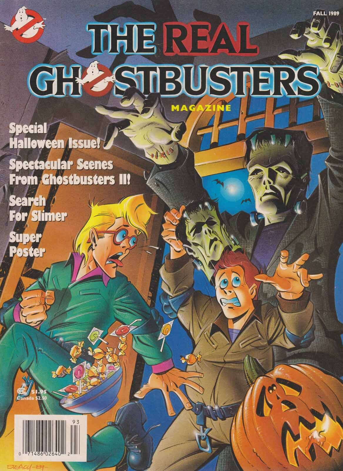 Real Ghostbusters Magazine #2 FN ; Welsh | Fall 1989 Frankenstein ...