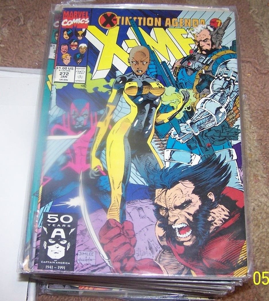 UNCANNY X-MEN #272 1991, Marvel x tinction agenta pt 7 cable wolverine ...