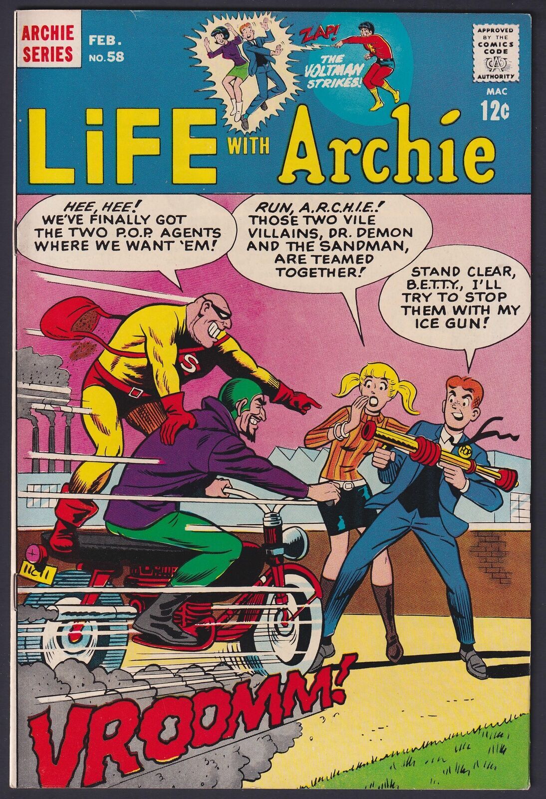 Life with Archie #58 1967 Archie 8.5 Very Fine+ comic | Comic Books ...