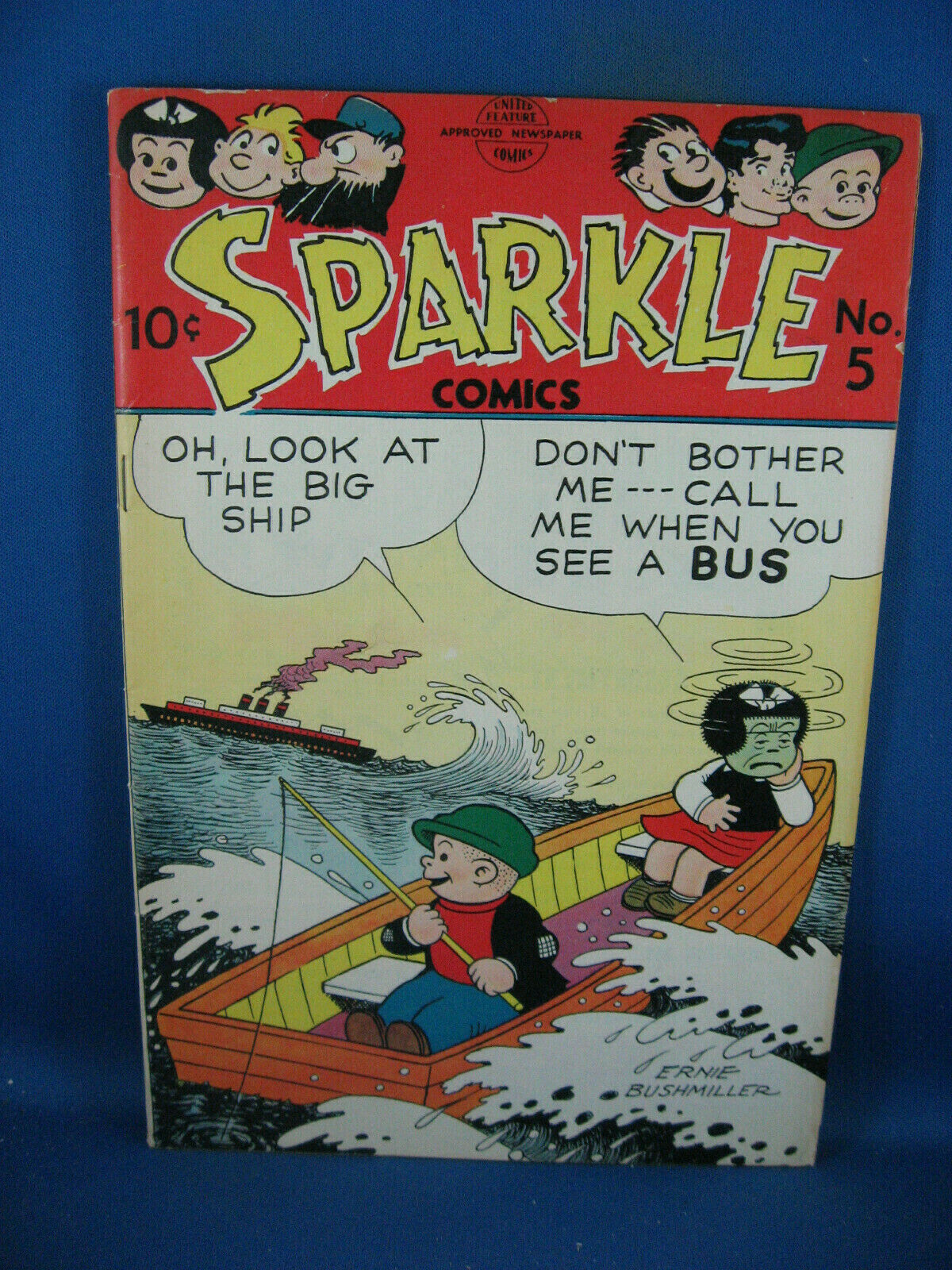 Sparkle Comics 5 VF+ Nancy LIL Abner Katzenjammer 1949 | Comic Books ...