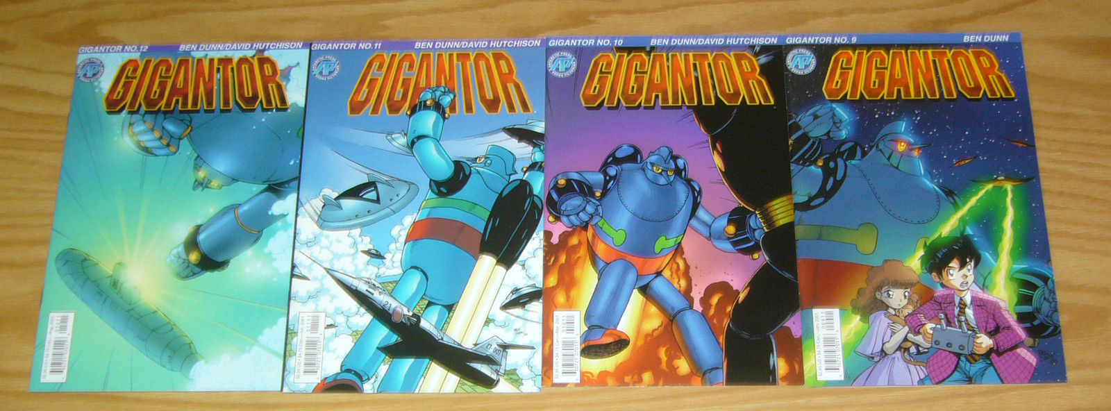 Gigantor #1-12 VF/NM complete series - ben dunn - antarctic press giant ...