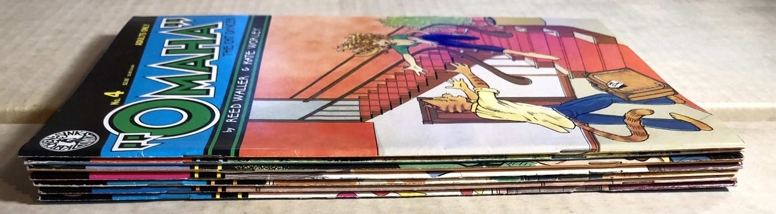 Omaha the CAT Dancer #4-10 (1986) LOT of 7 Reed Waller Furry Kitchen ...