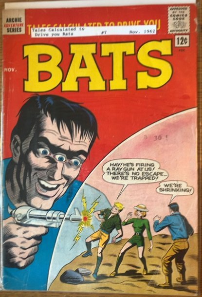 Tales Calculated To Drive You Bats #7 (1962) | Comic Books - Silver Age ...