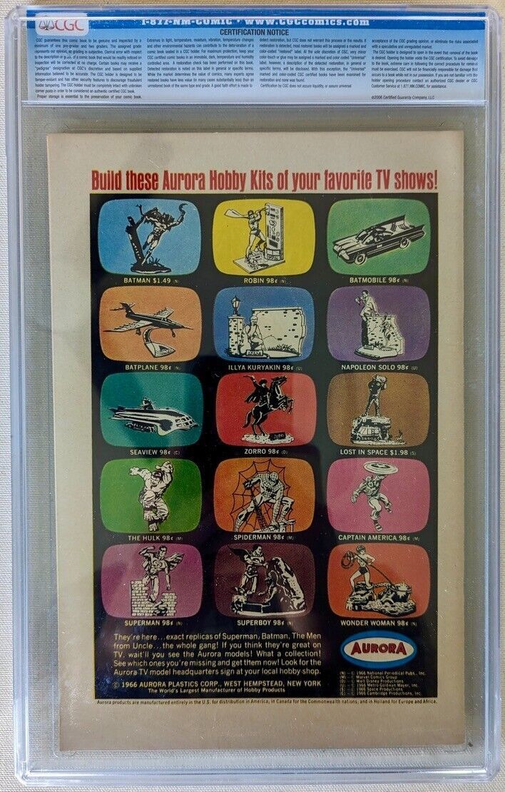 Fantastic Four #61 - Sandman/Silver Surfer Appearance - CGC 9.6 | Comic ...