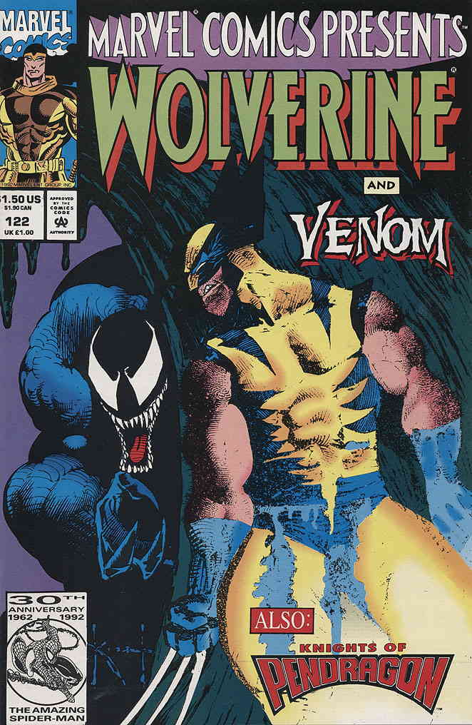Marvel Comics Presents #122 VF ; Marvel | Venom Sam Kieth Wolverine ...