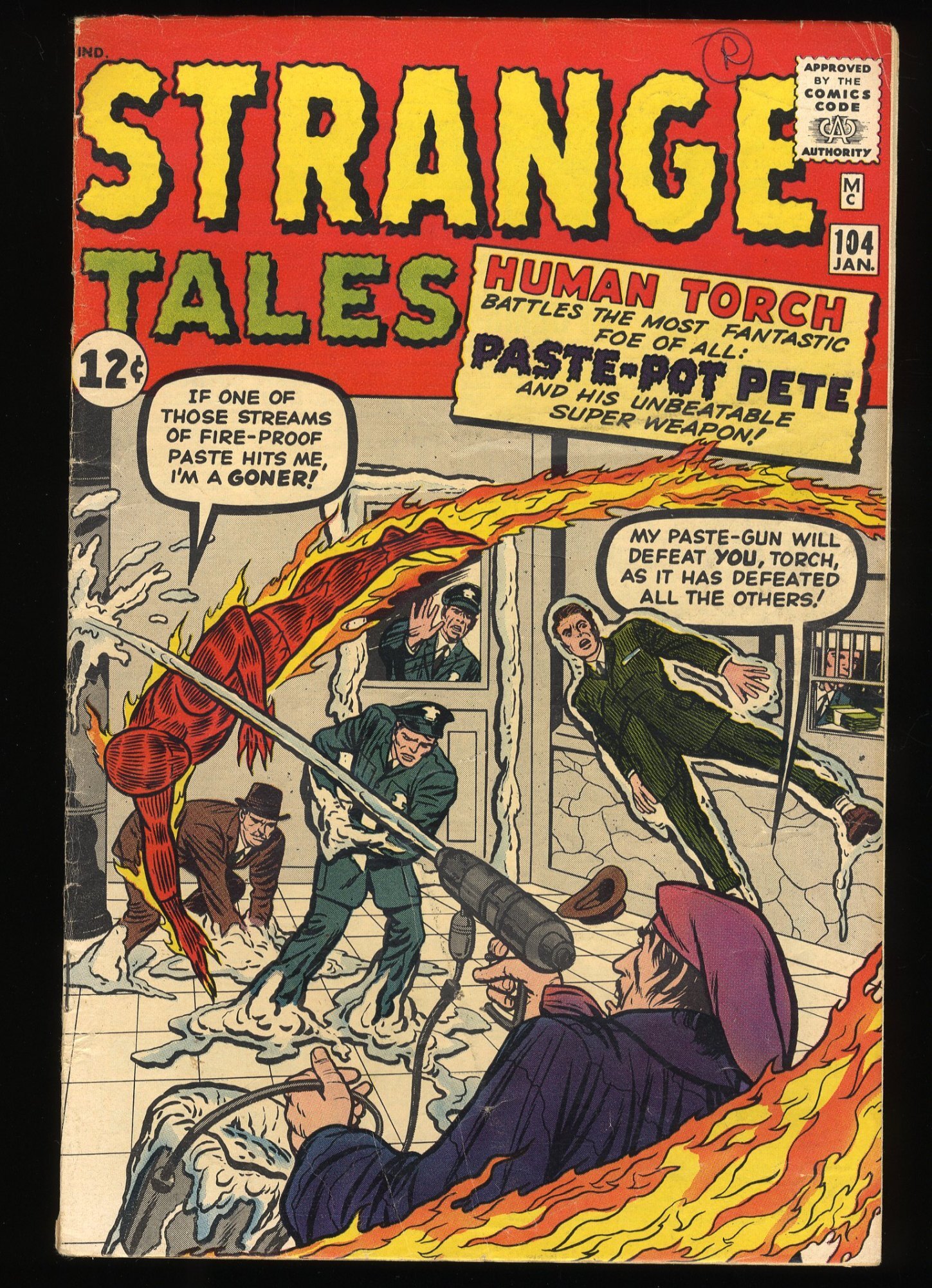 Strange Tales #104 VG+ 4.5 1st Appearance of Paste-Pot Pete! | Comic ...