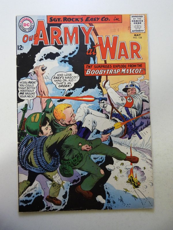 Our Army at War #154 (1965) FN Condition | Comic Books - Silver Age, DC ...