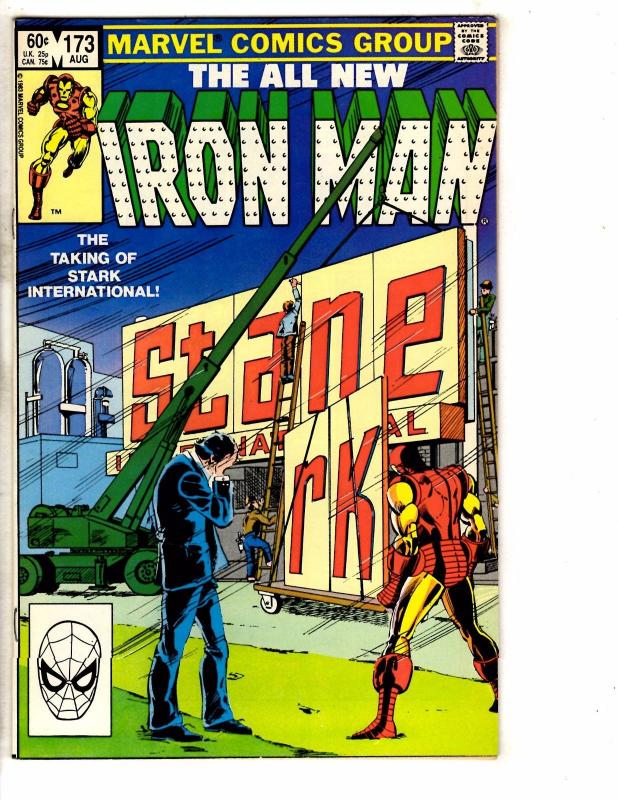 10 Iron Man Marvel Comic Books # 118 169 171 172 173 174 175 177 179 ...