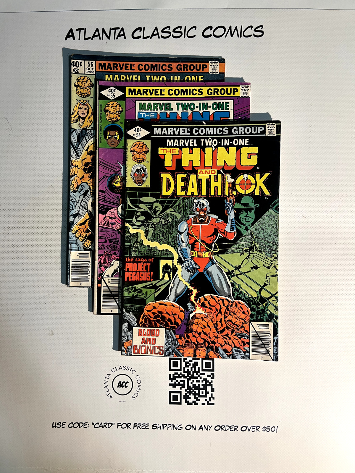 3 Marvel Two In One Marvel Comic Books# 54 55 56 Avengers Defenders 84 ...