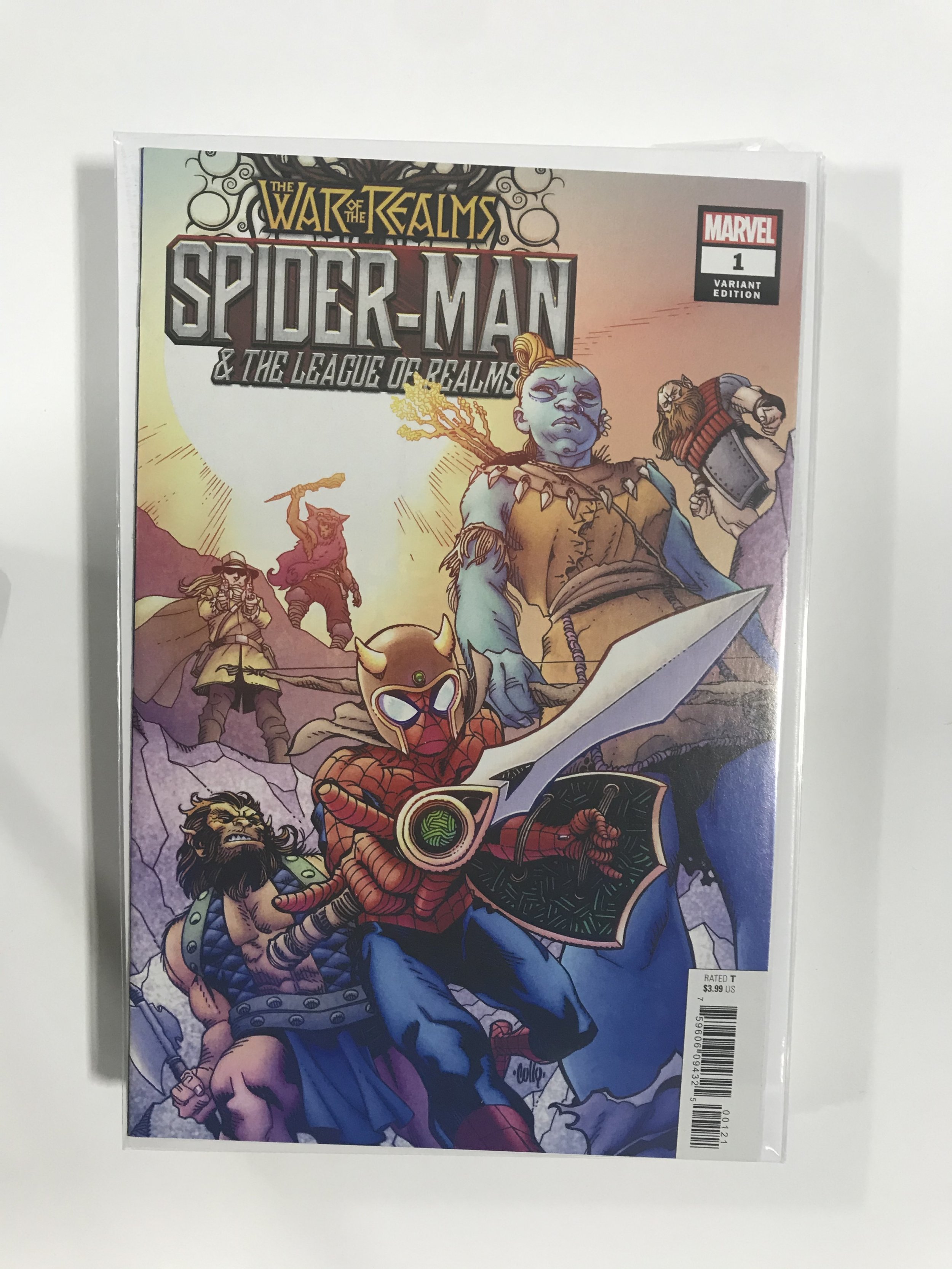 War of the Realms: Spider-Man & the League of Realms #1 Variant Cover ...