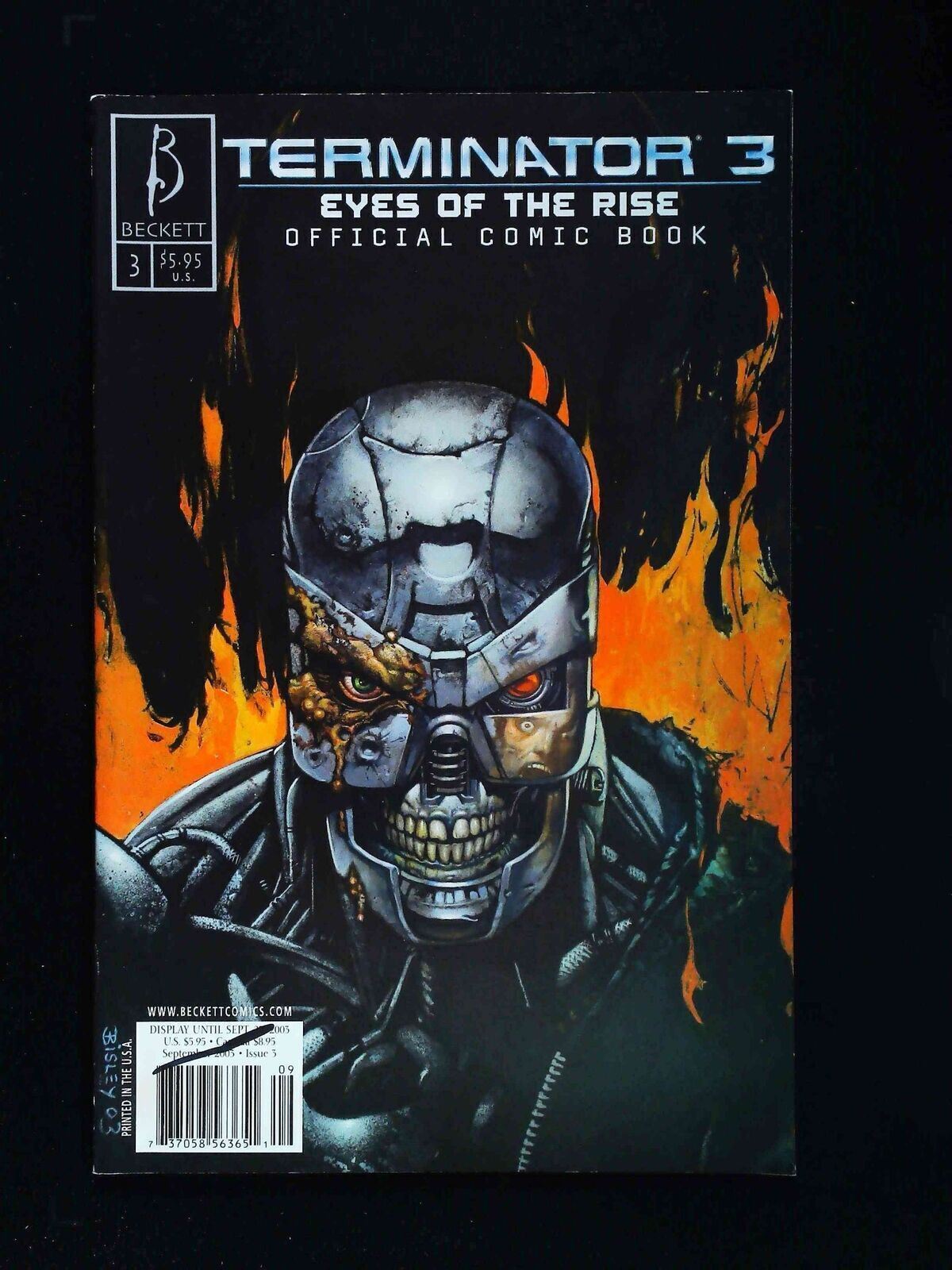 Terminator 3 Before The Rise #3 Beckett Comics 2003 Nm- Newsstand ...