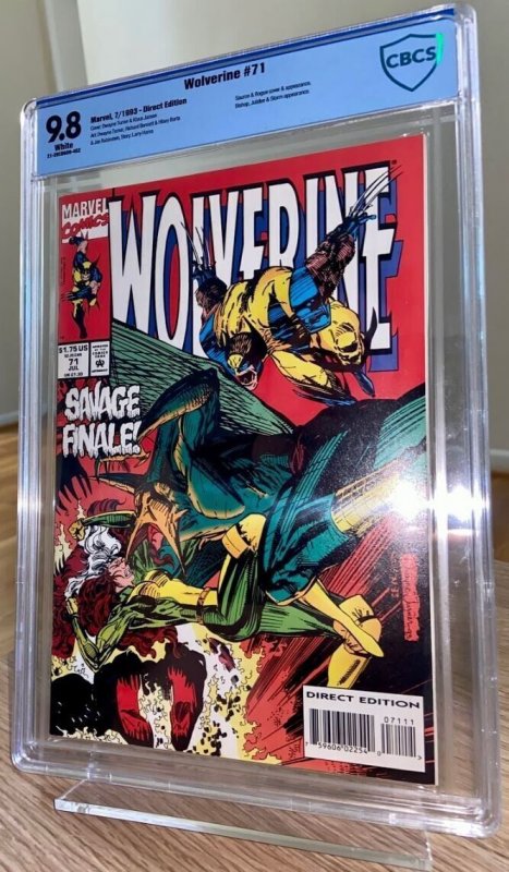 Wolverine #71 - Epic battle Sauron vs. Wolverine! CBCS 9.8 - Brand New ...
