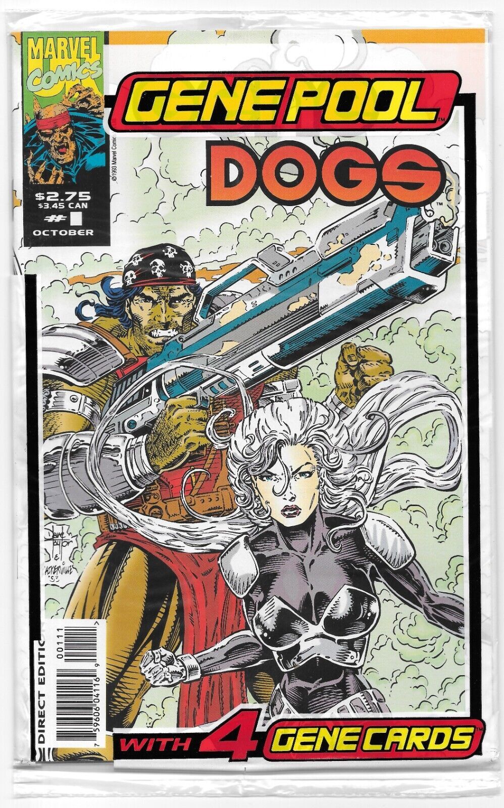 Gene Dogs #1 (10/1993) DC Comics Sealed Polybag 4 X Trafing Cards Gene ...