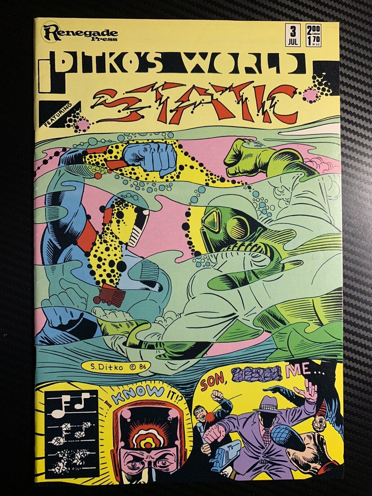 Ditko's World Static #1, 2 & 3 Renegade Press 1986 | Comic Books ...