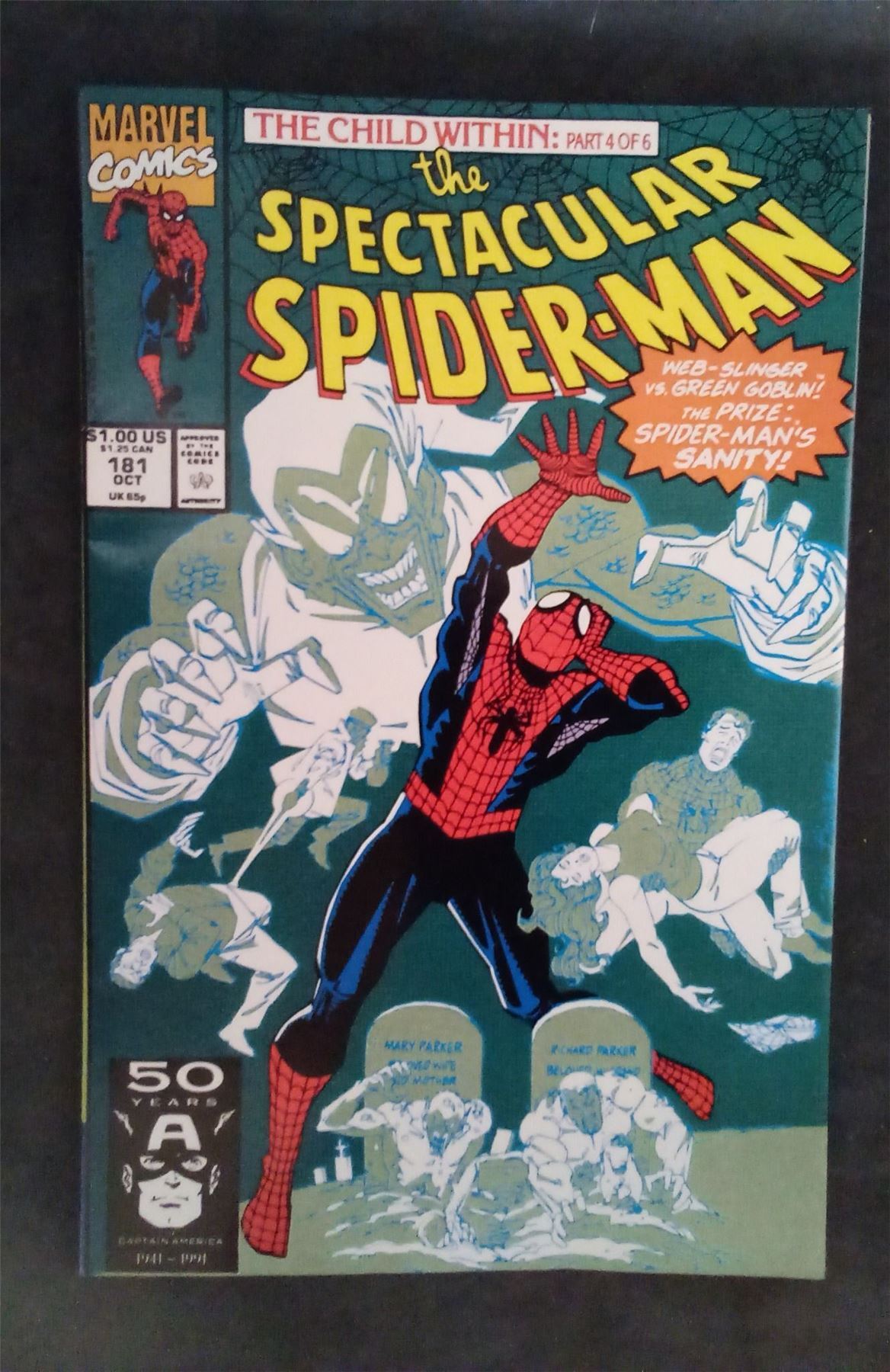 The Spectacular Spider-Man #181 1991 marvel Comic Book marvel Comic ...