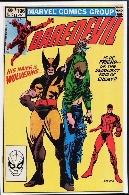 Daredevil #196 (1983) Daredevil [Key Issue] | Comic Books - Bronze Age, Marvel, Daredevil ...