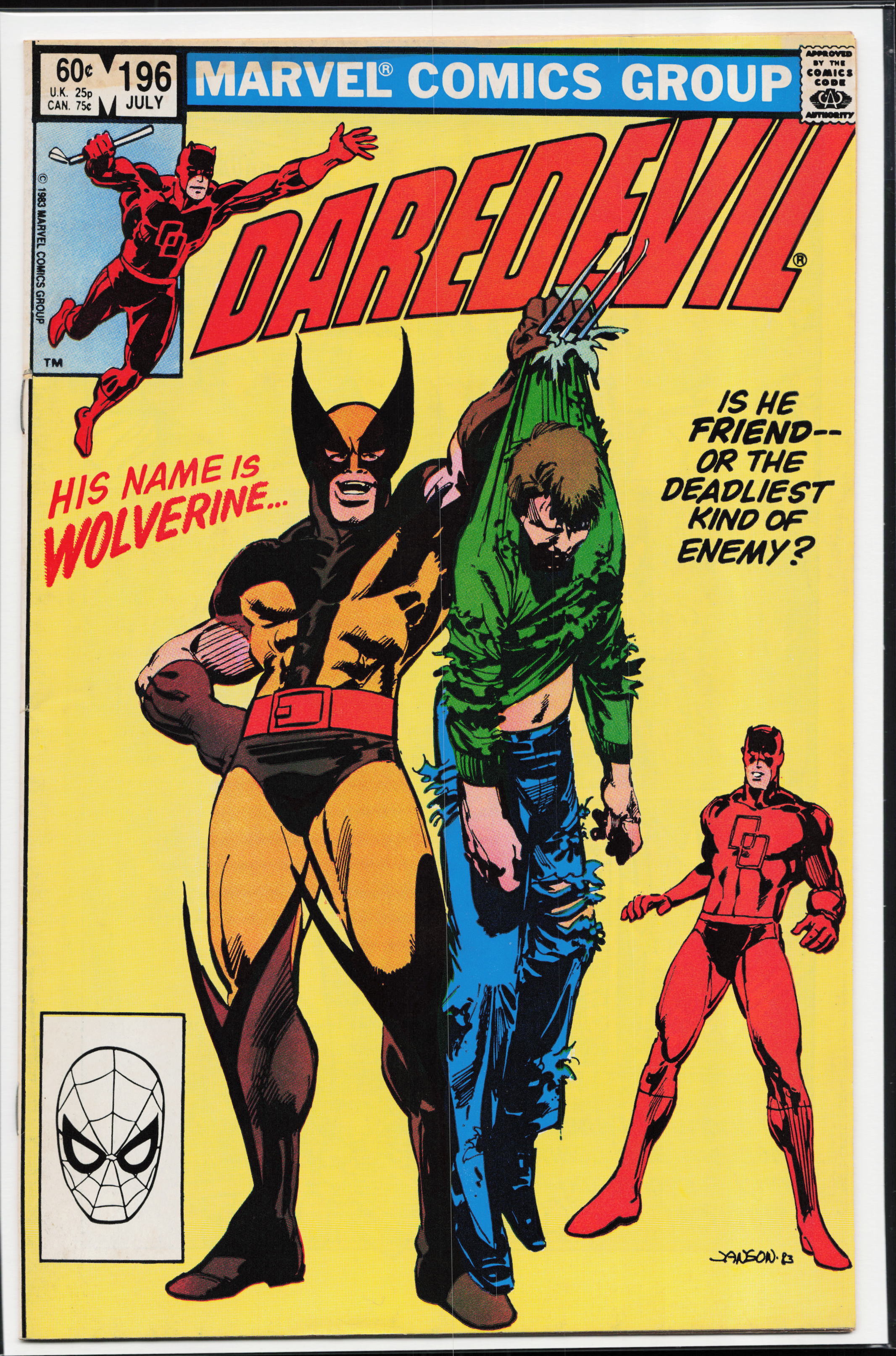 Daredevil #196 (1983) Daredevil [Key Issue] | Comic Books - Bronze Age ...