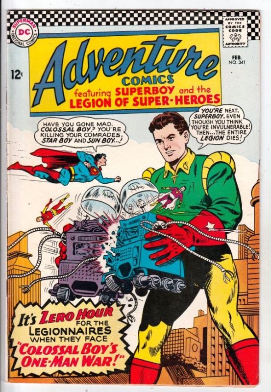 Adventure Comics #341 (Feb-66) NM- High-Grade Legion of Super-Heroes ...