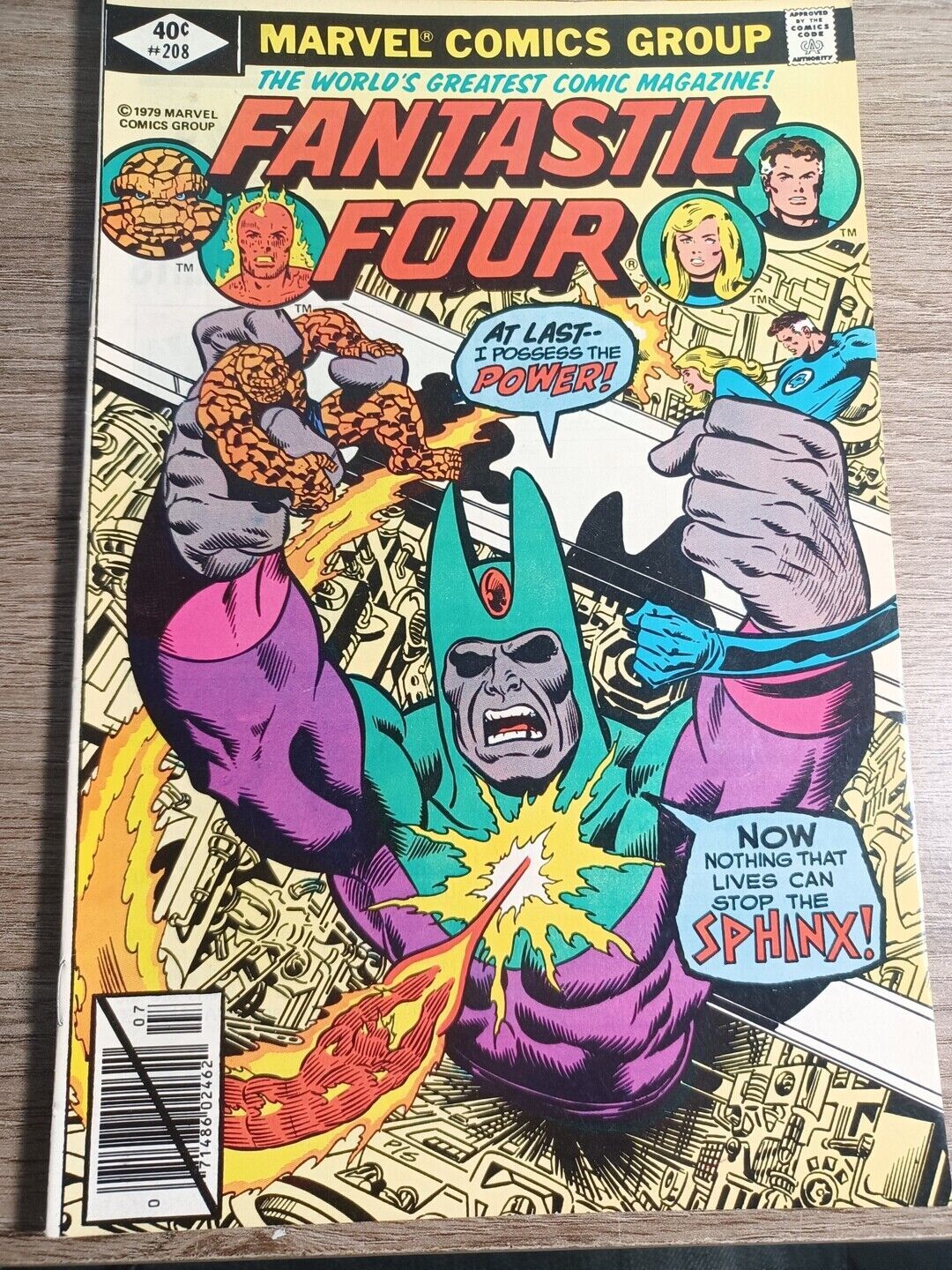 Fantastic Four #208 VF Sphinx Marvel Comics c219 | Comic Books - Bronze ...