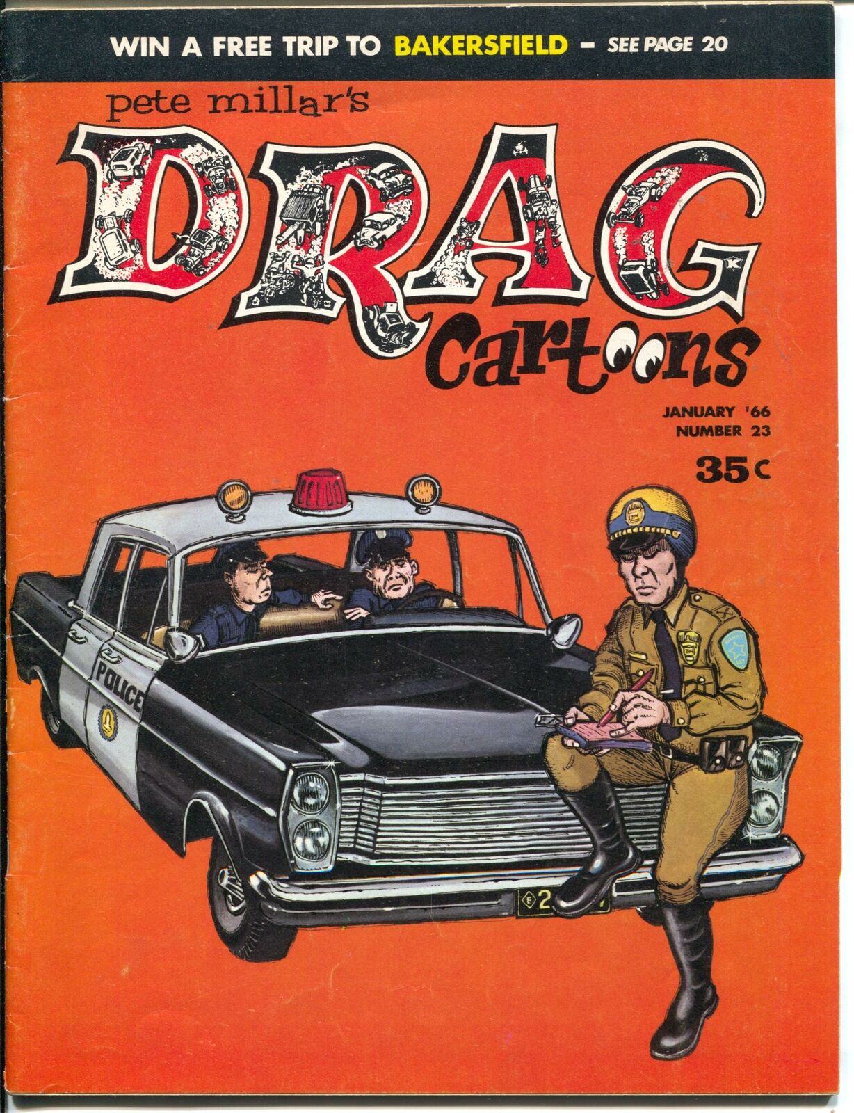Drag Cartoons #23 1966-Millar-hot rod cartoons & comics-drag race pix ...