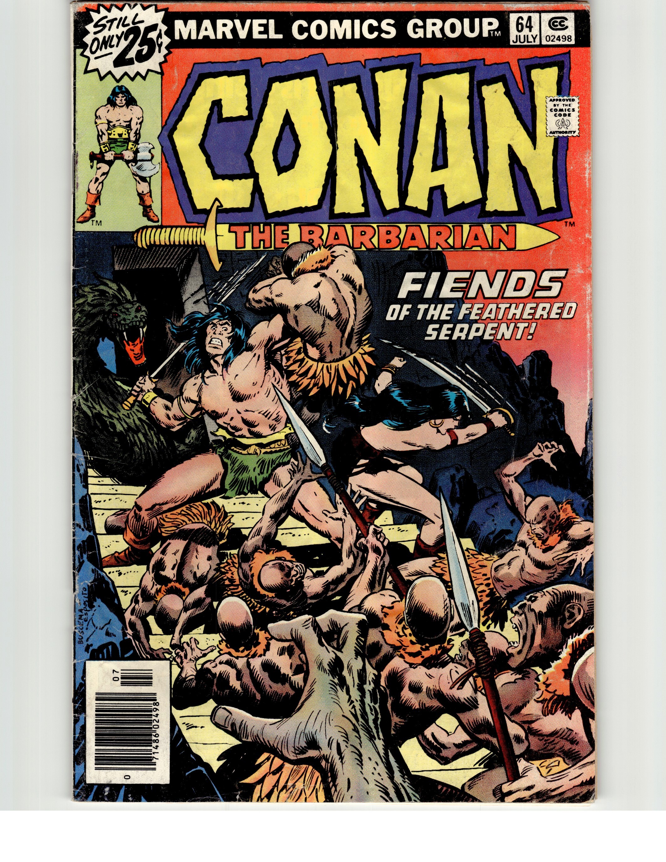 Conan the Barbarian #64 (1976) Conan | Comic Books - Bronze Age, Marvel ...