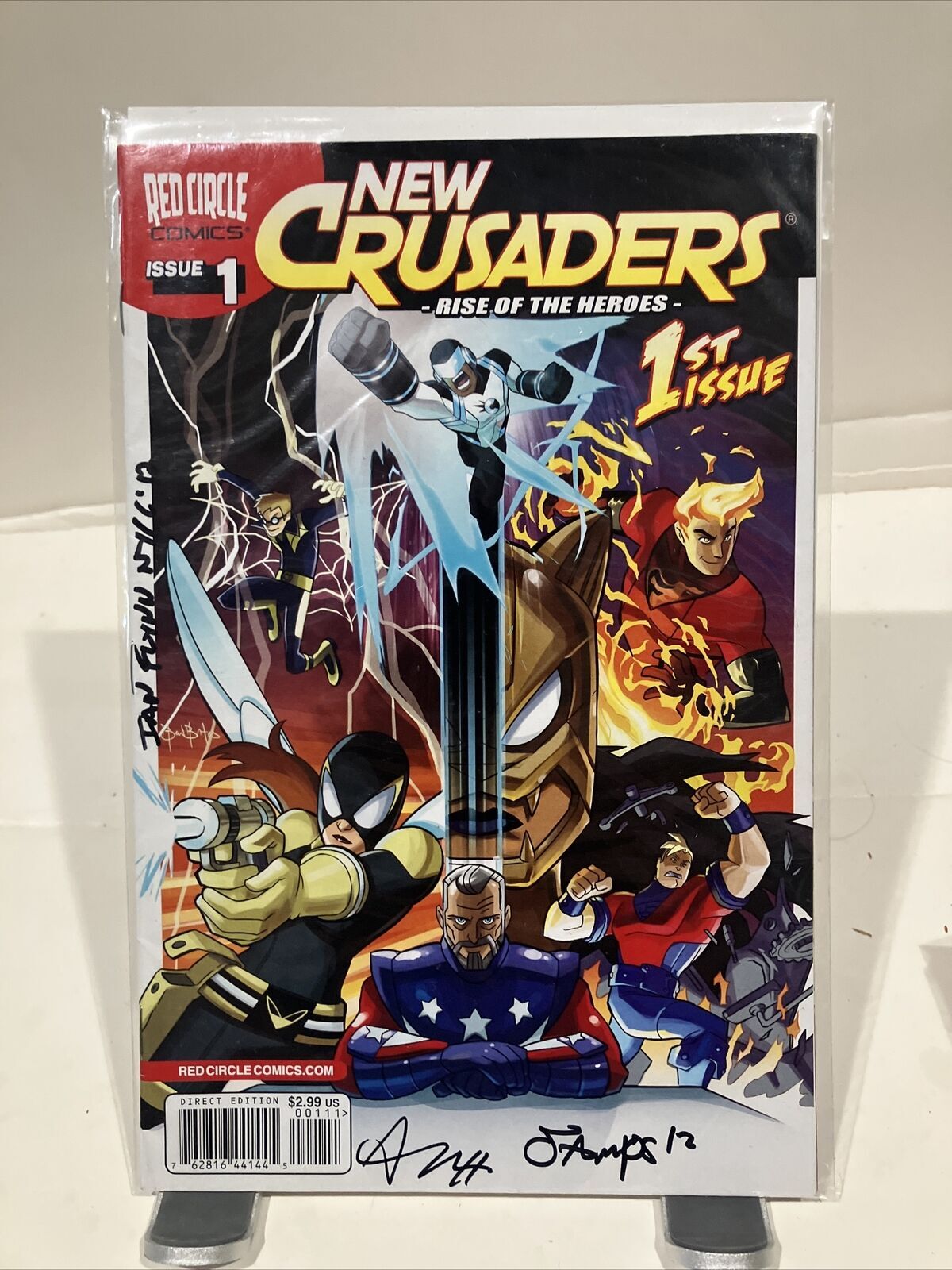 New Crusaders #1 Signed By Artist And Writer | Comic Books - Modern Age ...