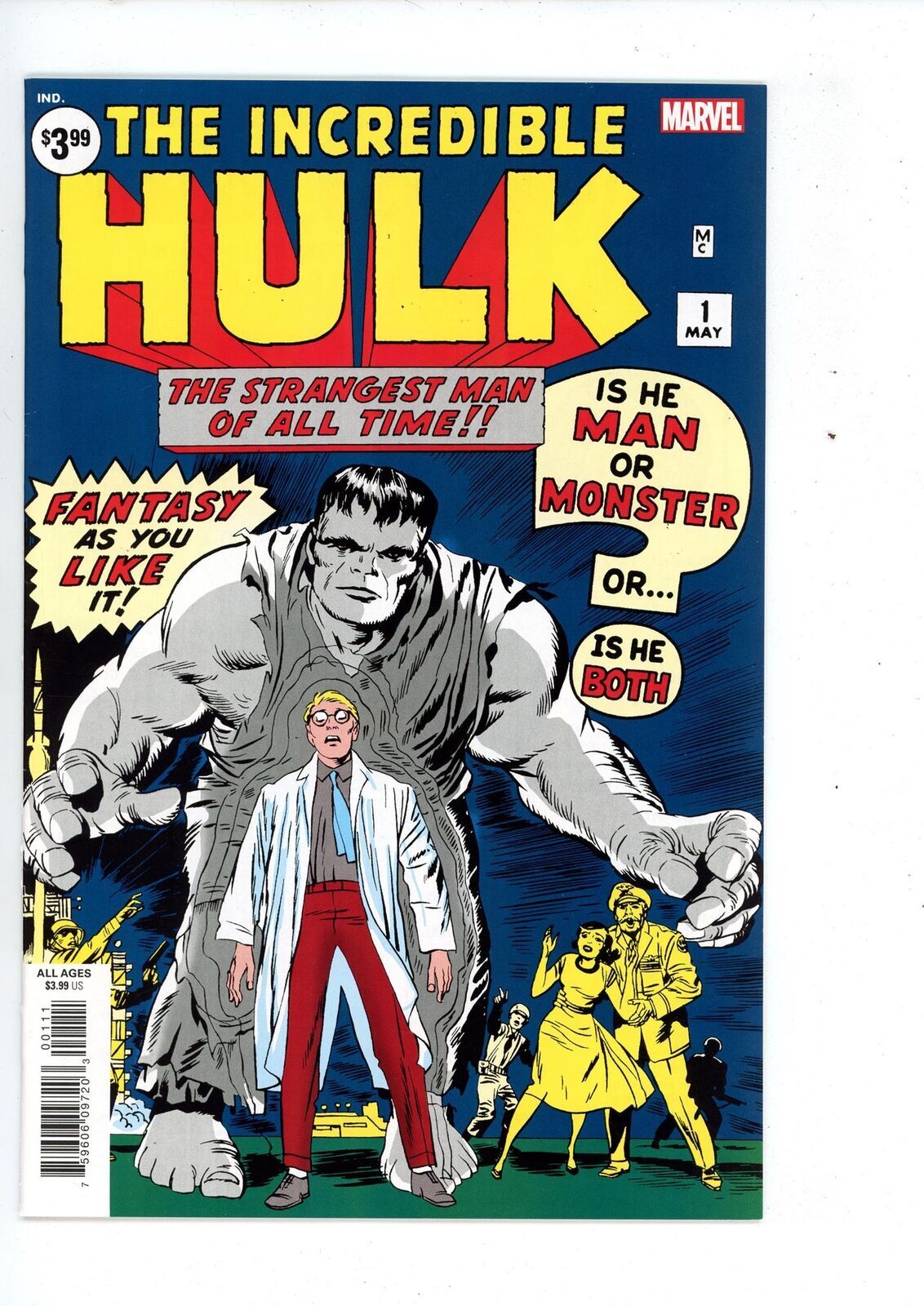 The Incredible Hulk #1 (2019) Facsimile Marvel Comics | Comic Books ...