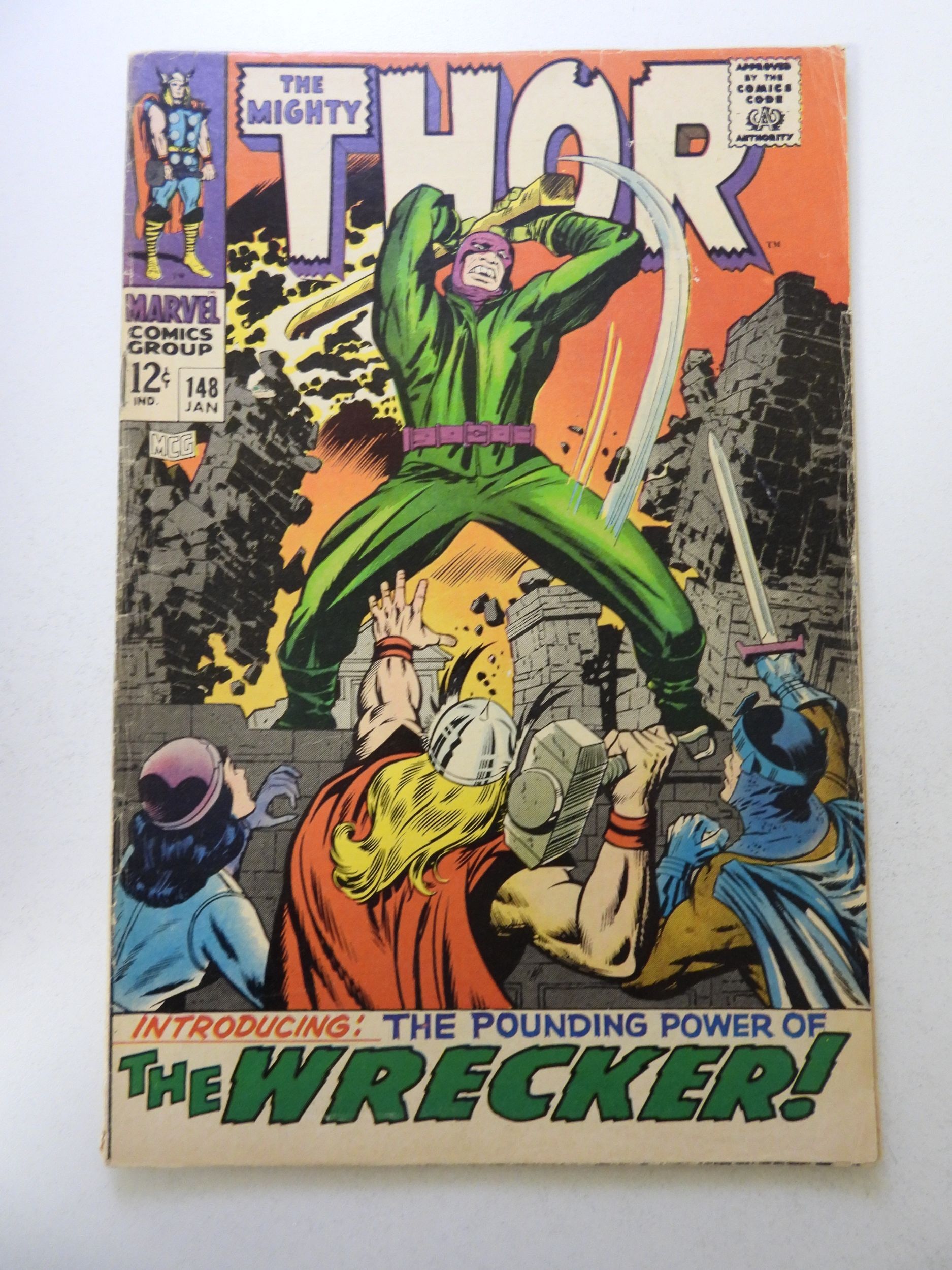 Thor #148 (1968) 1st appearance of The Wrecker VG condition | Comic ...