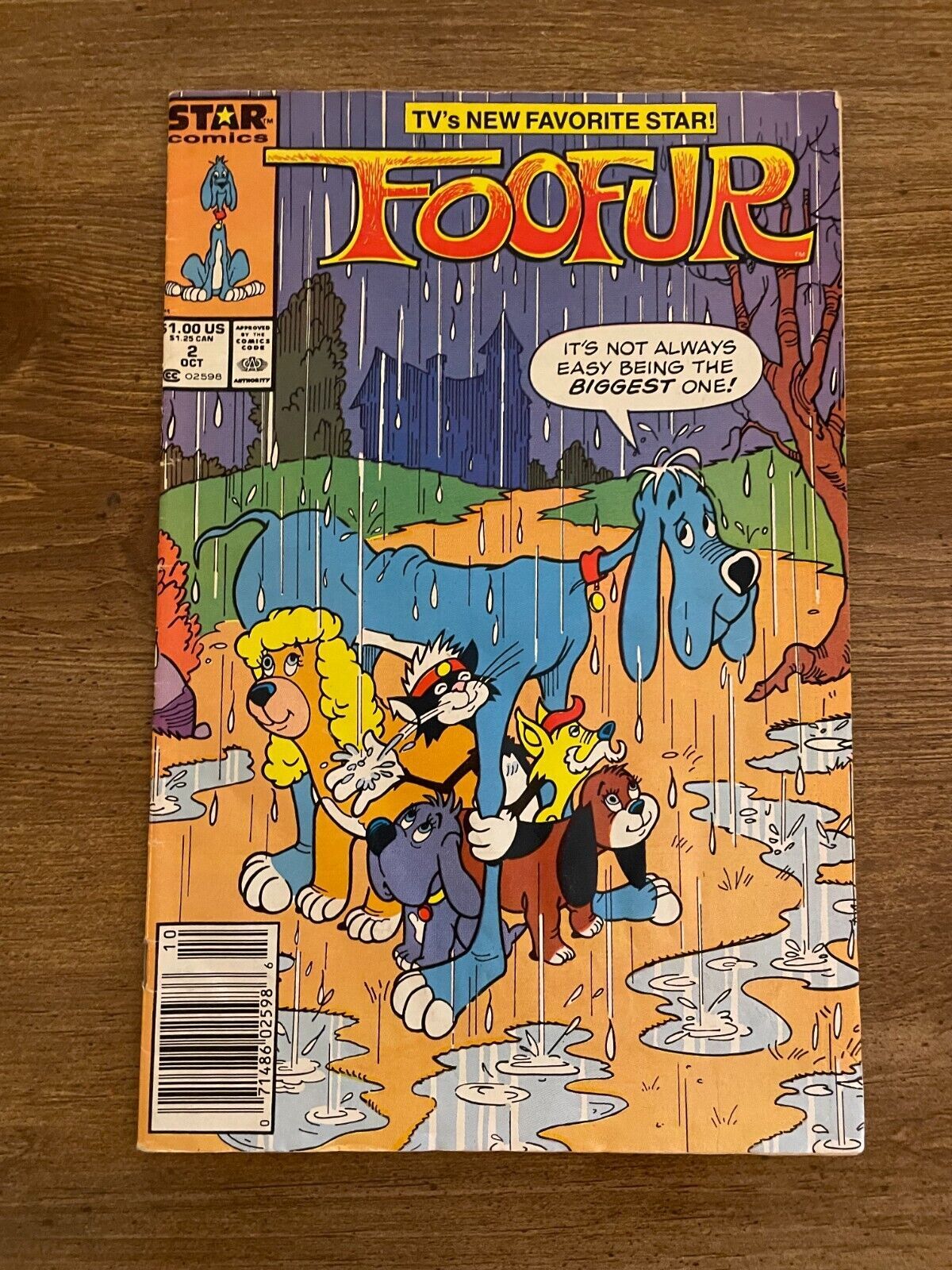 Foofur # 2 FN Marvel Star Comics Comic Book Cartoon Dog TV Show J936 ...