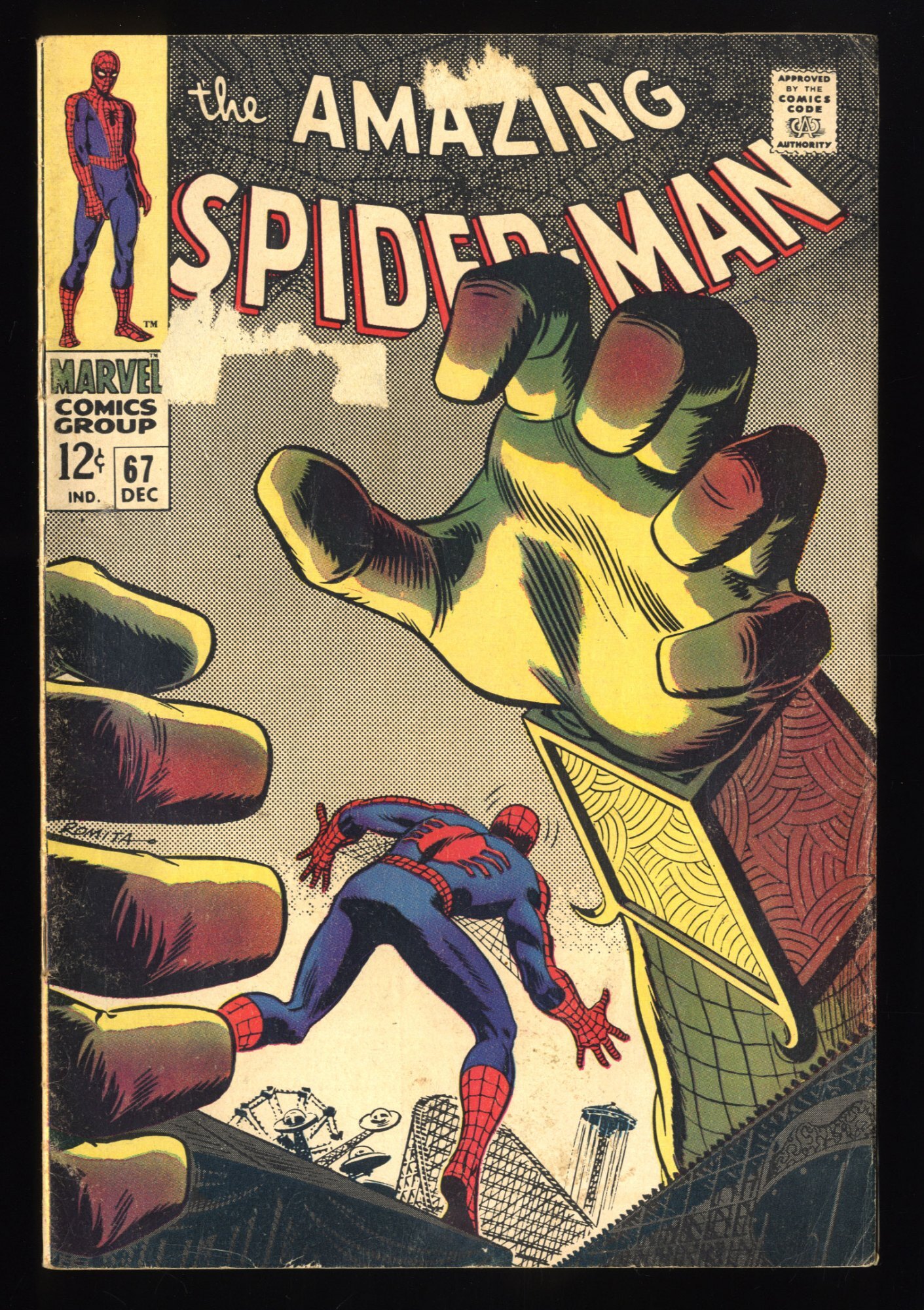 Amazing Spider-Man #67 VG 4.0 1st Randy Robertson Mysterio Appearance ...