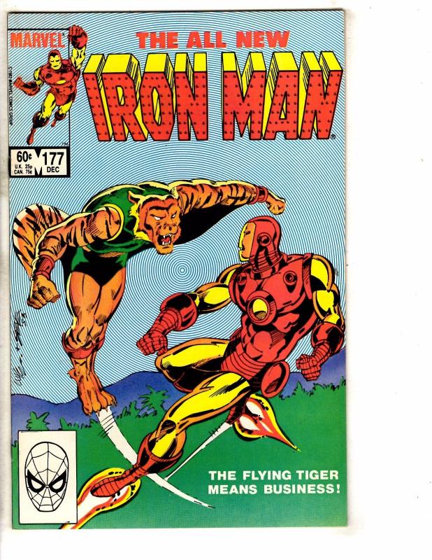 10 Iron Man Marvel Comic Books # 118 169 171 172 173 174 175 177 179 ...