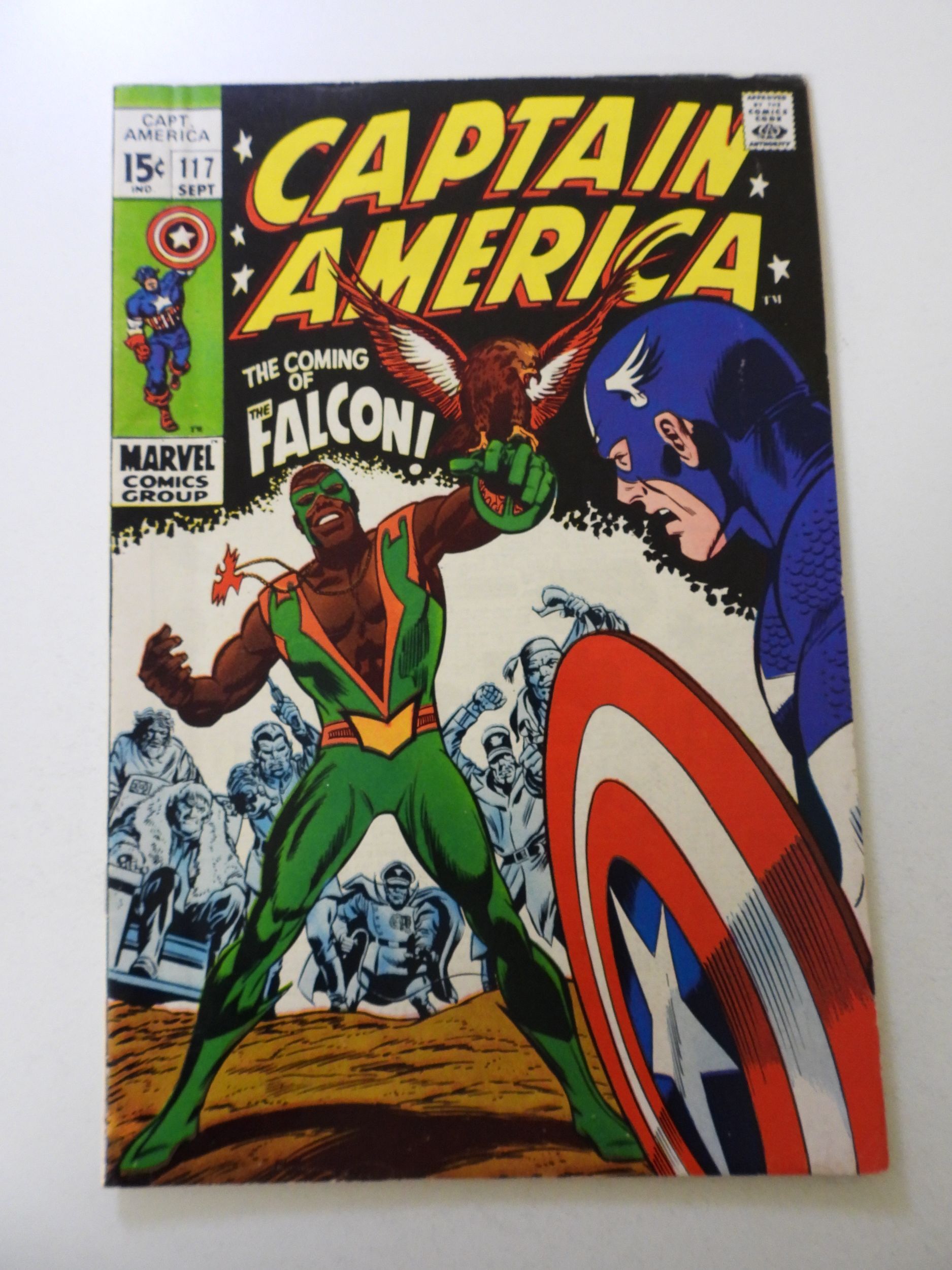 Captain America #117 (1969) 1st appearance of The Falcon FN condition ...
