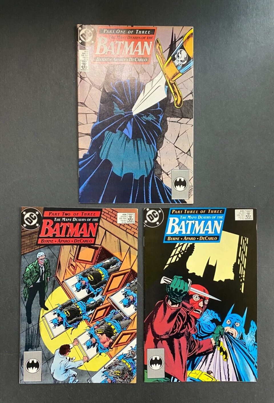 Batman (1940) #'s 433-435 FN/VF (7.0) Many Deaths Complete Storyline ...
