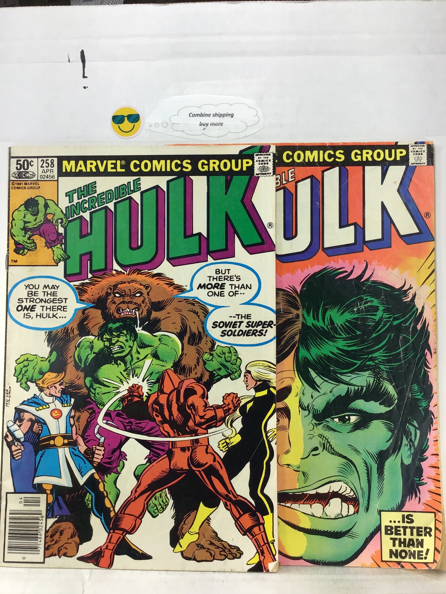 The Incredible Hulk #258 (1981) Frank Miller cover & 241 | Comic Books ...