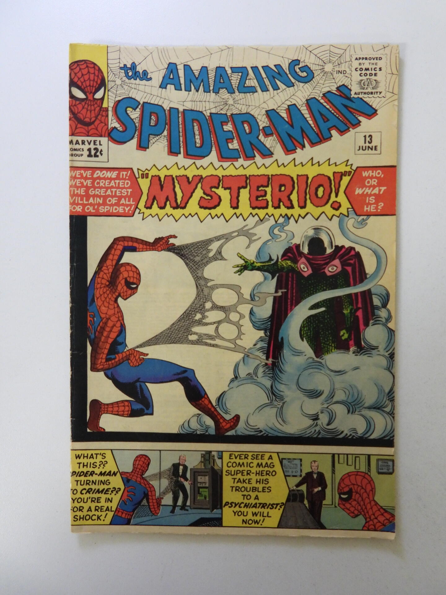 The Amazing Spider-Man #13 (1964) 1st appearance of Mysterio FN ...