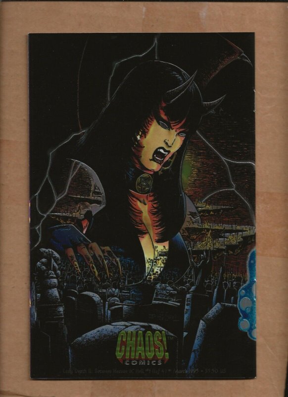 Lady Death II Between Heaven & Hell #1 Wraparound Chromium Cover Chaos ...