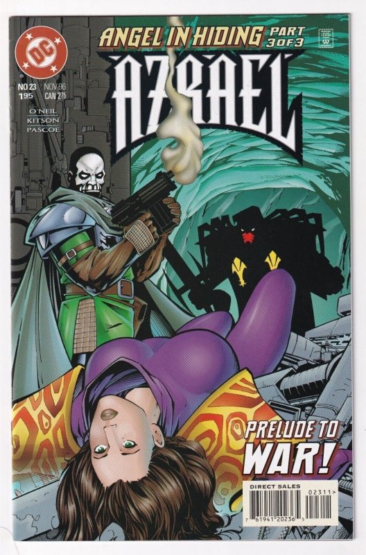 Azrael #23 Angel In Hiding November 1996 DC Dennis O'Neil Kitson Pascoe ...