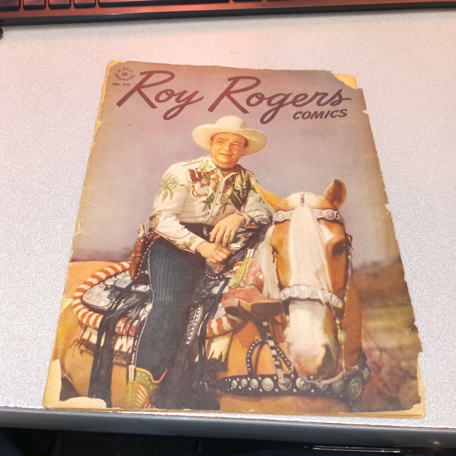 Four Color Comics #124 dell 1946 Roy Rogers (#7) western golden age ...